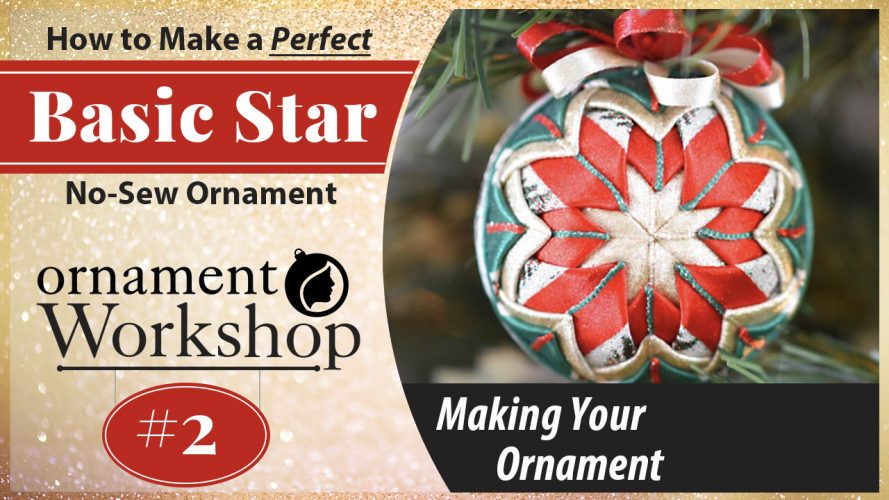 Make a perfect no sew quilted ornament (starting 5 minutes from now ...