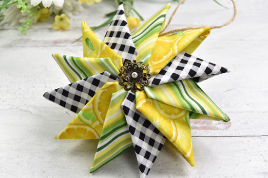Lemon Prairie Point Pinwheel | OG Inspire – The Ornament Girl