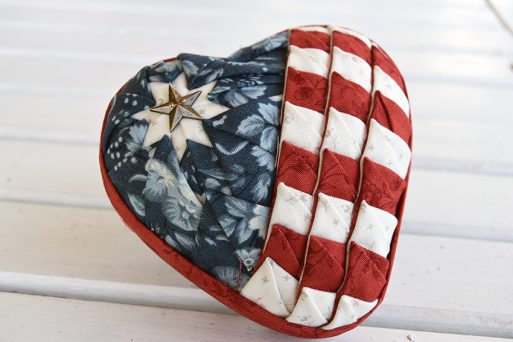 Stars & Stripes Heart Pattern eBook & Video Tutorial – The Ornament ...