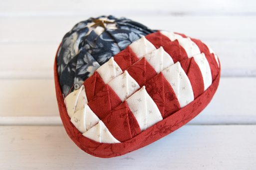 Stars & Stripes Heart Pattern eBook & Video Tutorial – The Ornament ...