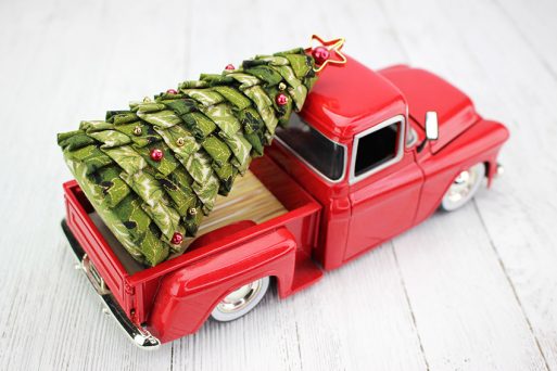 Tree Topper ‘Mini Kit’ – Gold Star, Metallic Red Pearl, and Extra-Long ...