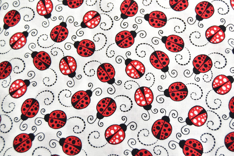 Timeless Treasures Ladybug Fabric – By the Quarter Yard – The Ornament ...