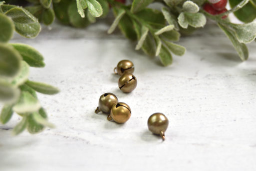 Antique Bronze Jingle Bells – 5 Count – The Ornament Girl's Market